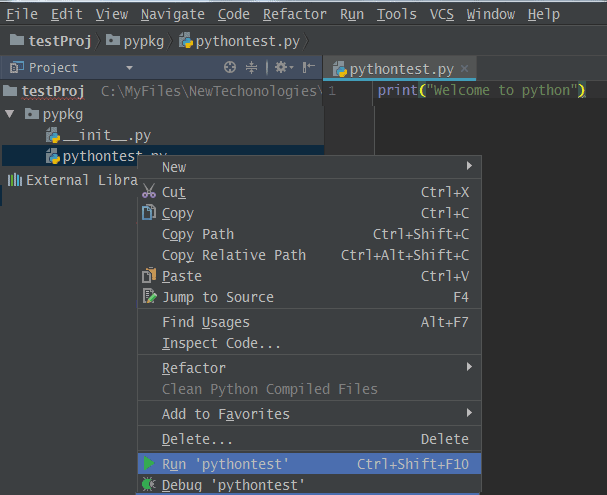 How To Run Python On Pycharm Editor Qavalidation
