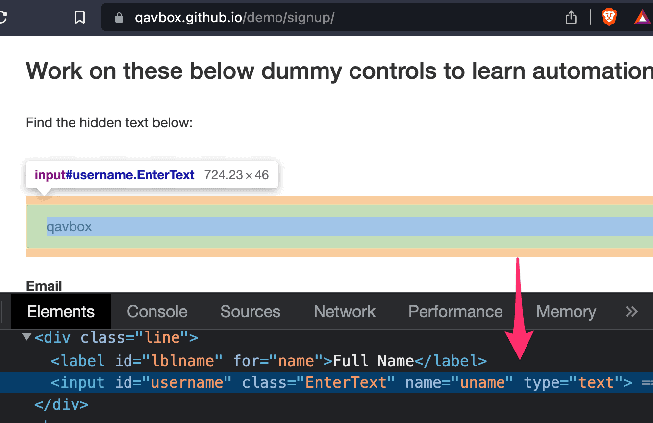 Assert The Text Entered In Textbox Using Selenium GetText Vs 